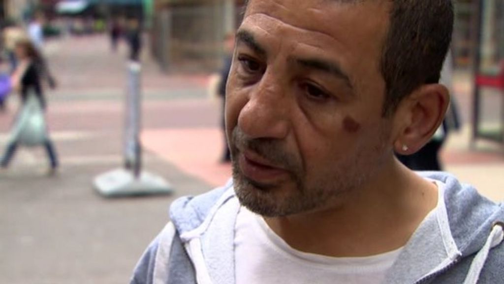 Belfast race attack victim speaks out over attack - BBC News