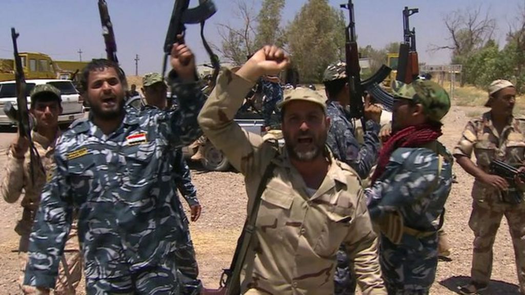 Iraq crisis: On the Baquba frontline with Shia militia - BBC News