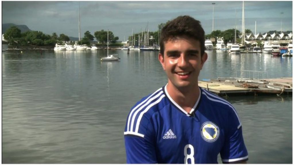 Bosnia's first World Cup ends in defeat - and a party - BBC News