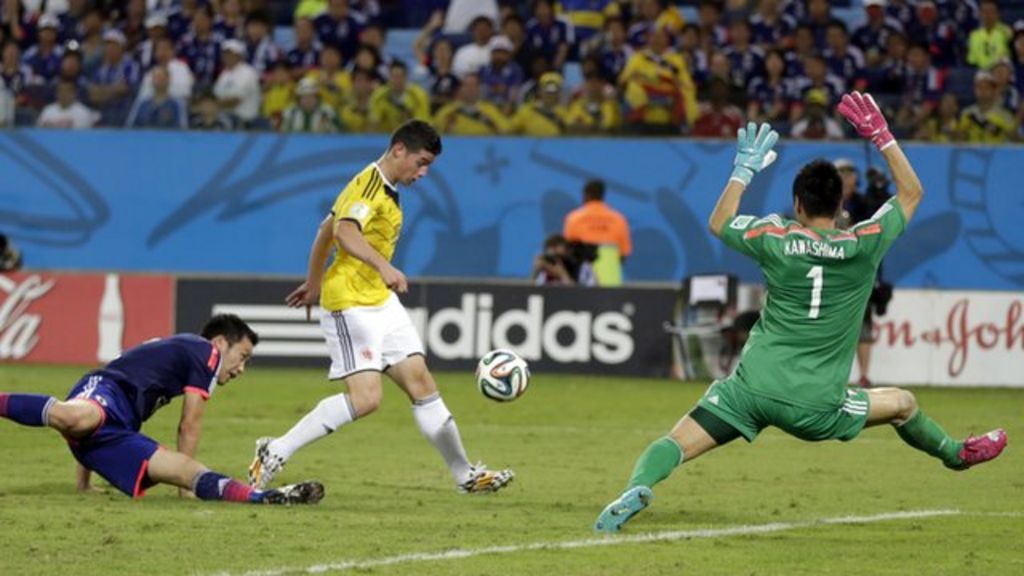 World Cup 2014: James Rodriguez's six World Cup goals - BBC Sport
