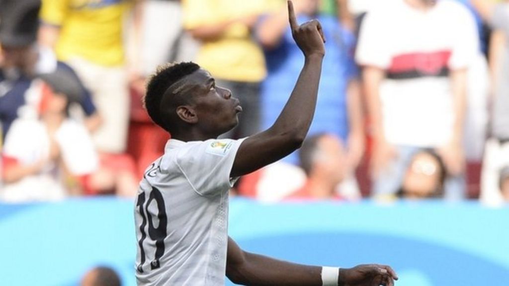 World Cup 2014: Paul Pogba header gives France the lead - BBC Sport