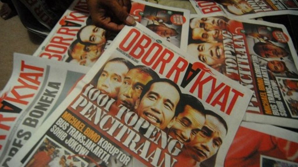 Media bias in Indonesia elections? - BBC News