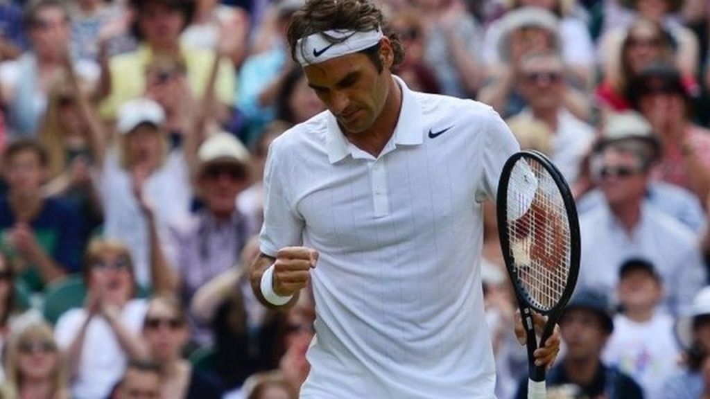 Wimbledon 2014: Roger Federer takes first set v Novak Djokovic - BBC Sport