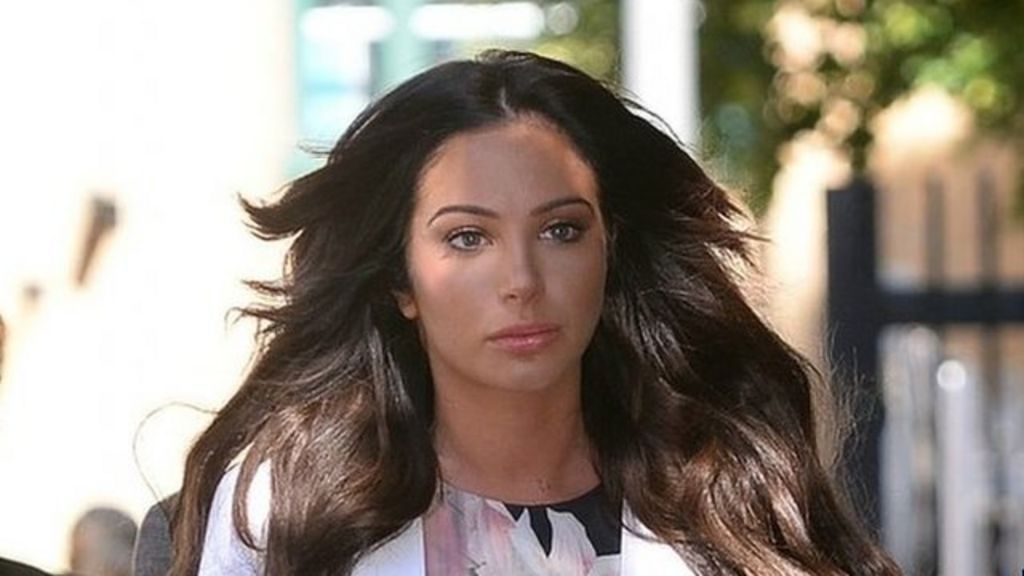 Tulisa arrives at court for drugs trial - BBC News