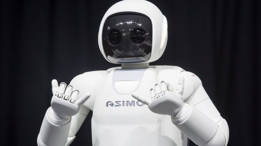 Asimo the humanoid robot shows off his new tricks - BBC Newsround