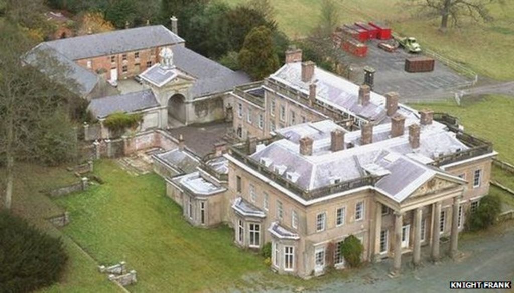 Plan to demolish east wing of Brogyntyn Hall, Oswestry - BBC News