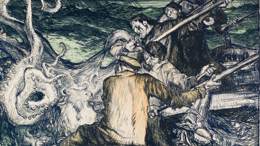 Propaganda WW1 prints display at National Museum Wales - BBC News