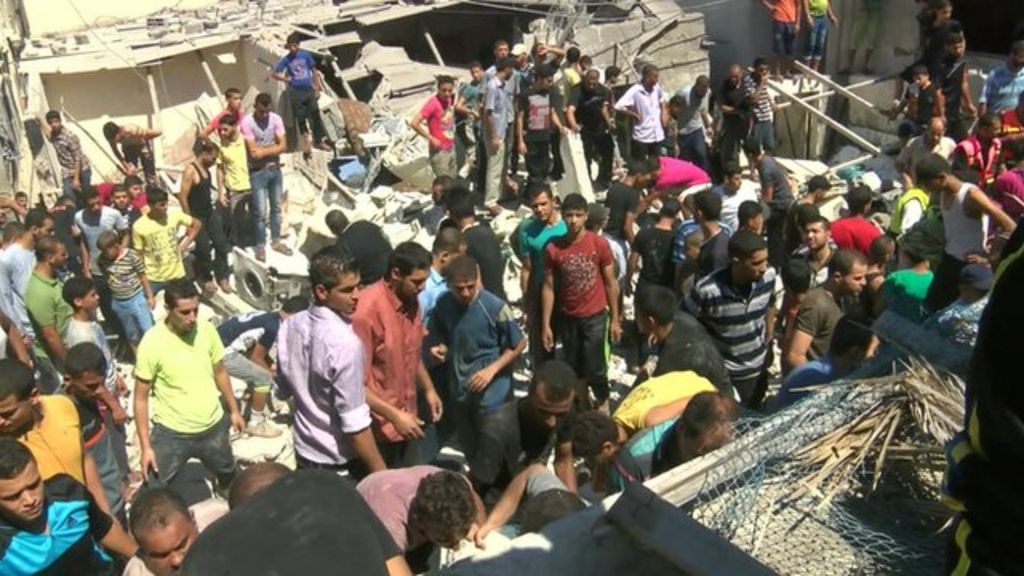 Gaza-Israel conflict: Reports of strike during Gaza ceasefire - BBC News