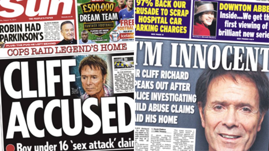 Sir Cliff Richard raid, A-level 'joy', Downton Abbey and 'Pu-less ...
