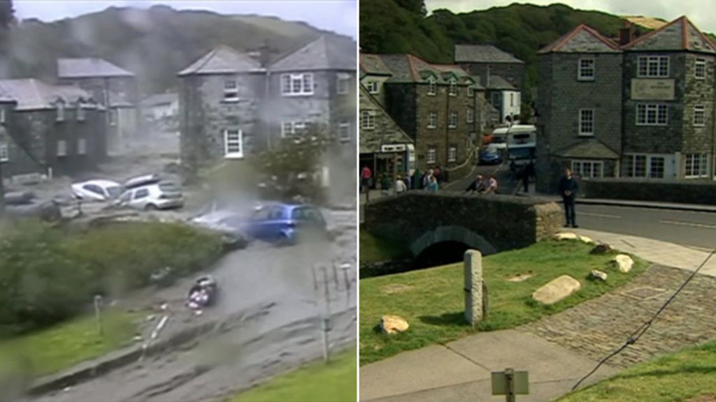 The lessons learned ten years after Boscastle floods - BBC News