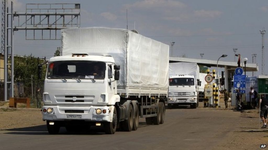 Ukraine conflict: West condemns Russia aid convoy move - BBC News