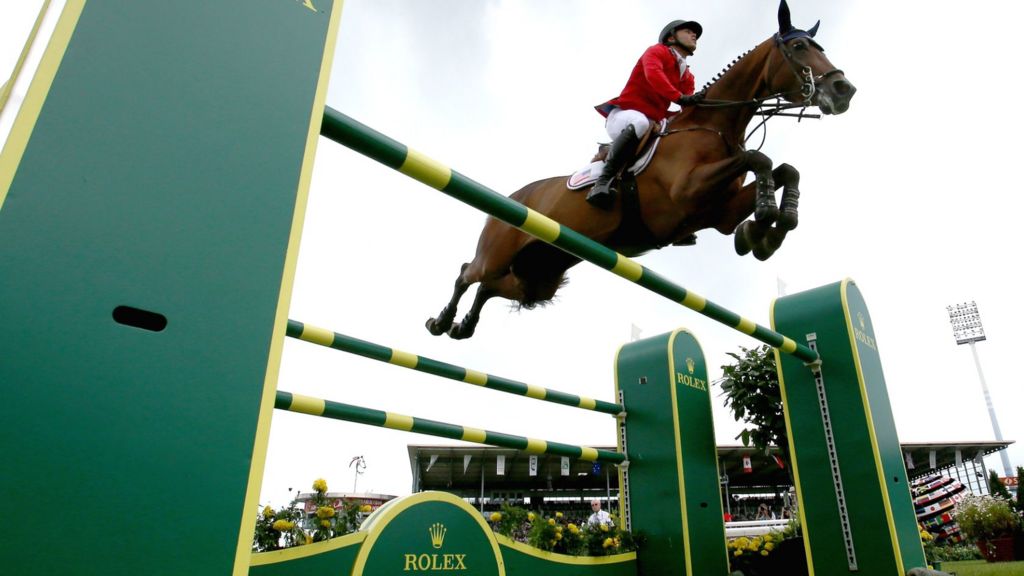 World Equestrian Games 2014: Eventing - Showjumping highlights - BBC Sport