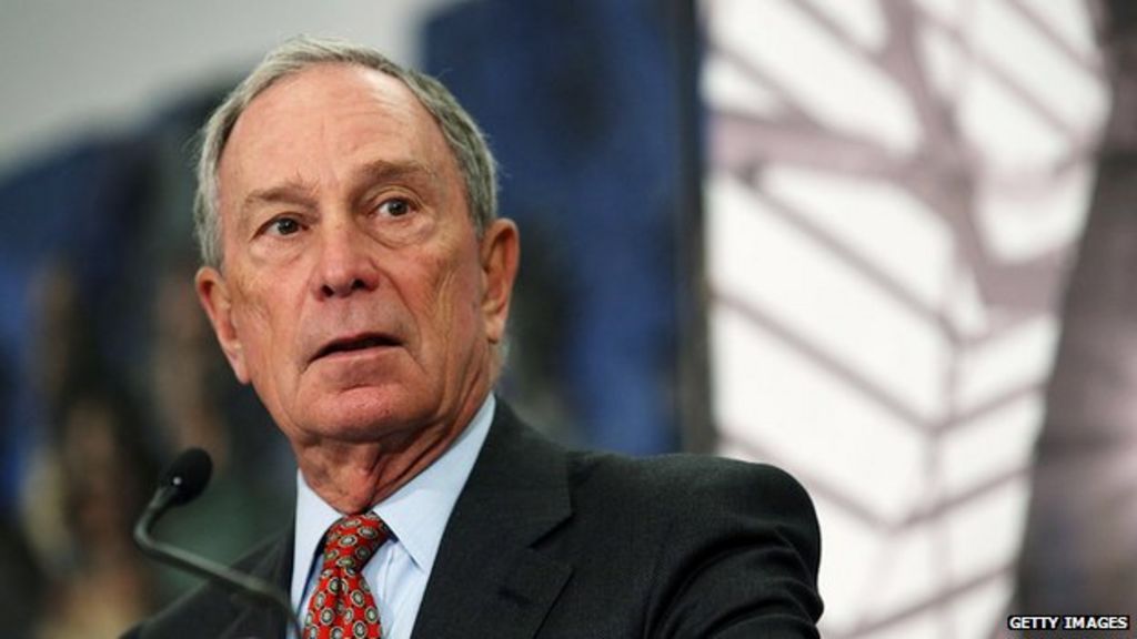 Ex-New York mayor back at Bloomberg - BBC News