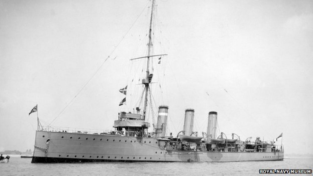 HMS Pathfinder tribute at St Abbs Head 100 years after sinking - BBC News