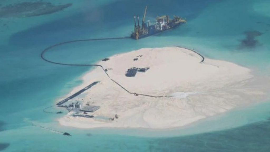 Is China building on disputed Spratly Islands reefs? - BBC News