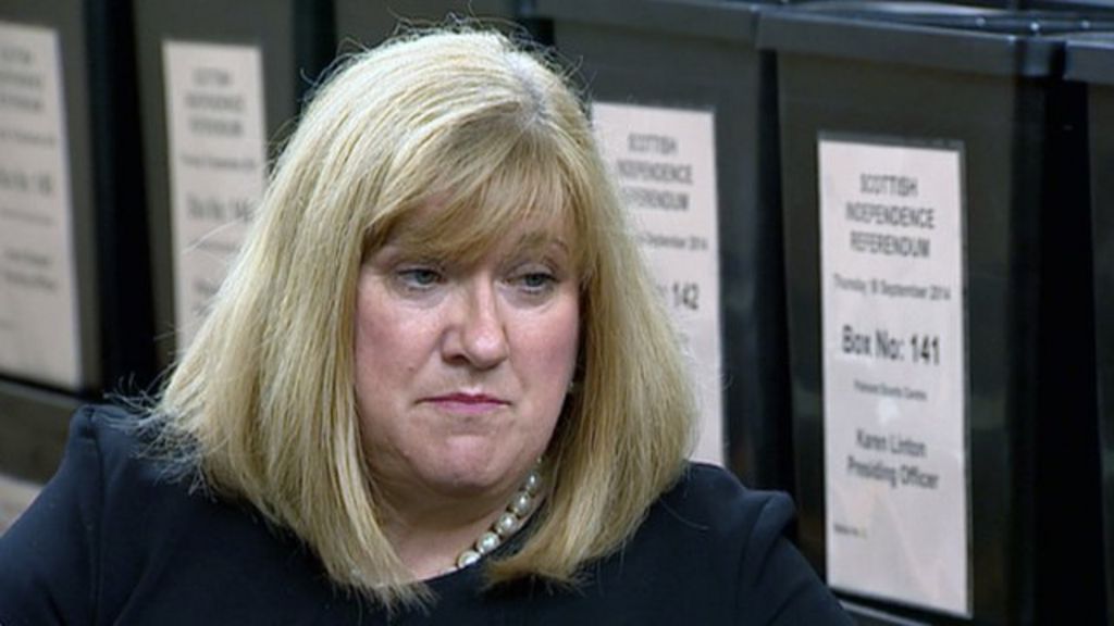 Scottish independence: Vote chief on declaring indyref result - BBC News