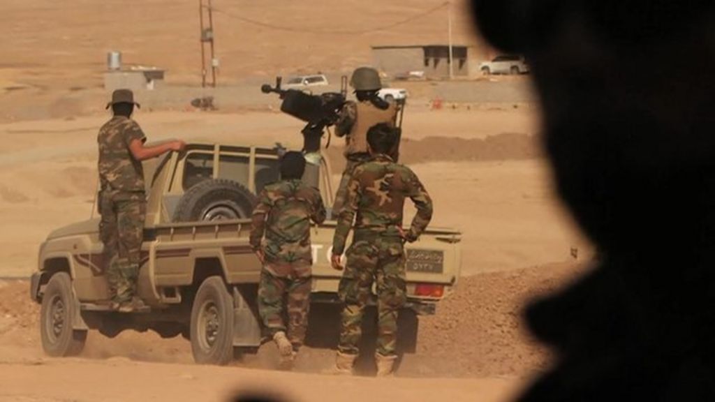Iraq conflict: On the front line near IS-controlled Zumar - BBC News