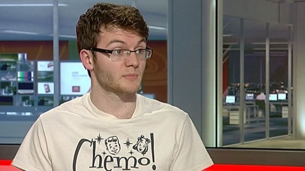 Stephen Sutton on Midlands Today in 2014 - BBC News