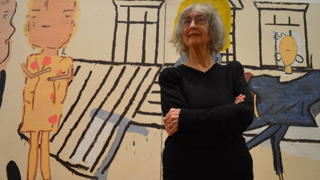 Rose Wylie wins John Moores Painting Prize aged 80 - BBC News