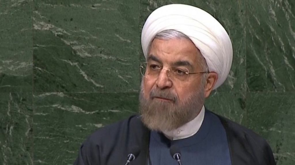 Iranian president says 'certain states' created extremism - BBC News