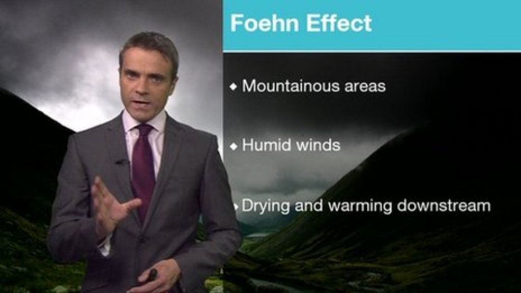 The Foehn effect - BBC Weather