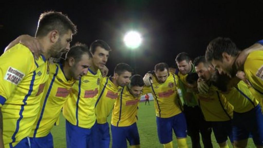 FC Romania realise dream of playing in FA Cup - BBC Sport