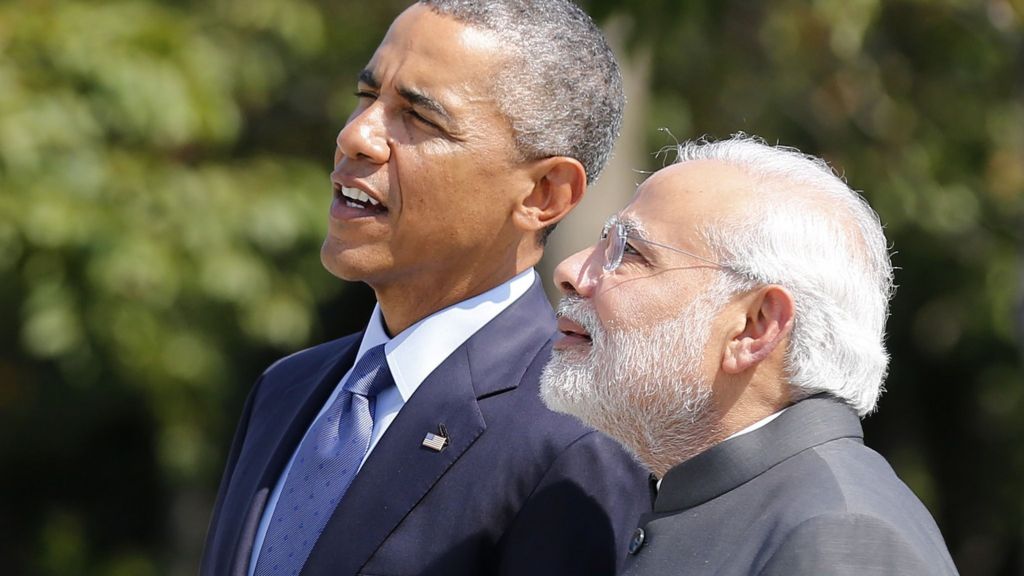 Modi and Obama pledge to deepen economic ties - BBC News