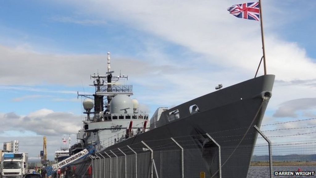 HMS Edinburgh put on sale after council rejects plan to save it - BBC News