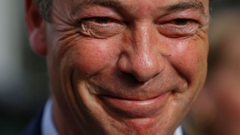 On the campaign trail with the UKIP's Nigel Farage - BBC News