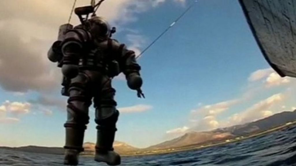 Robotic dive suit helps search for shipwreck in Greece - BBC Newsround