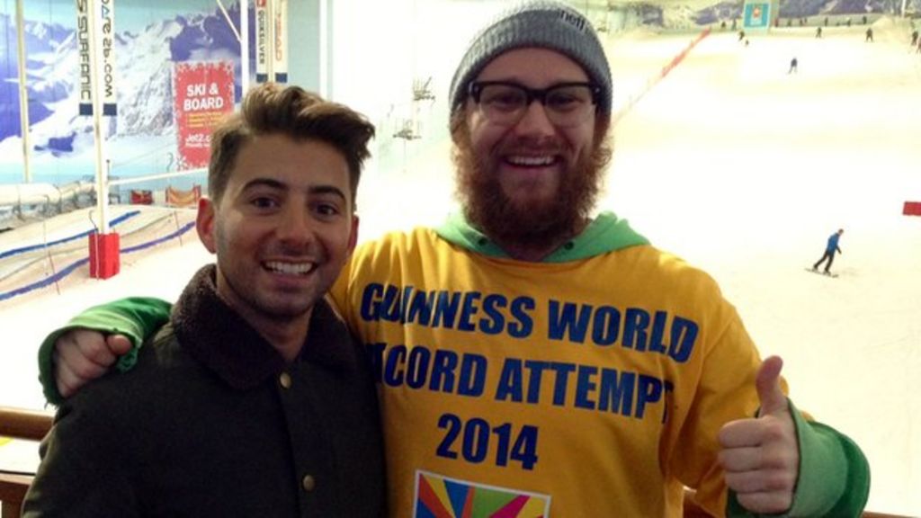 Snowboarder breaks world record - BBC Newsround