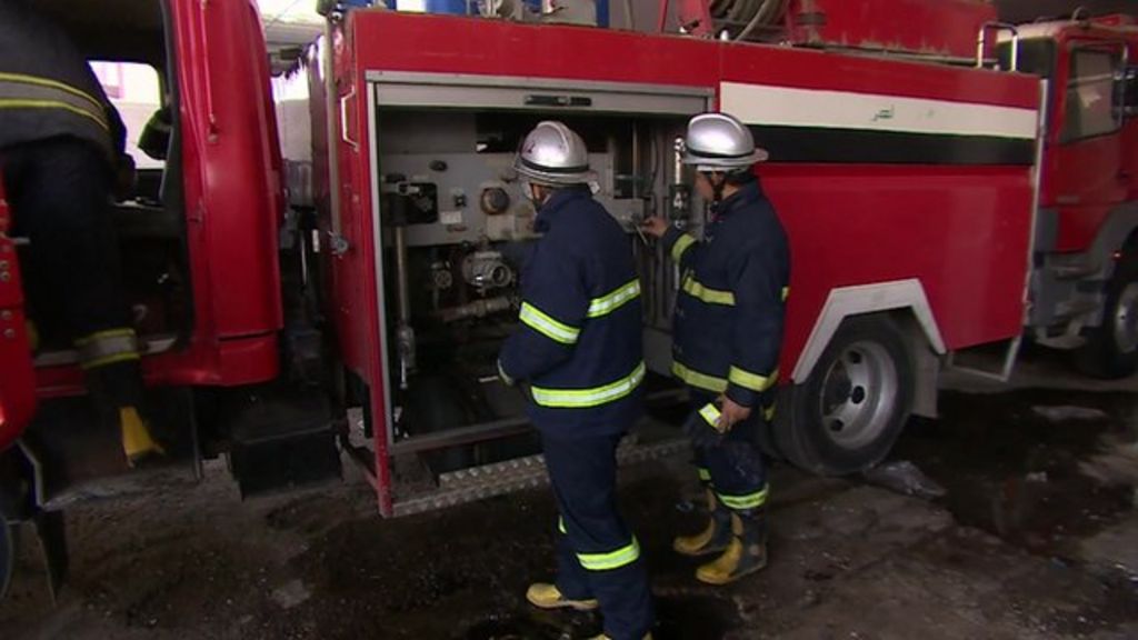 Iraq: One bomb is a quiet day for Baghdad firefighters - BBC News