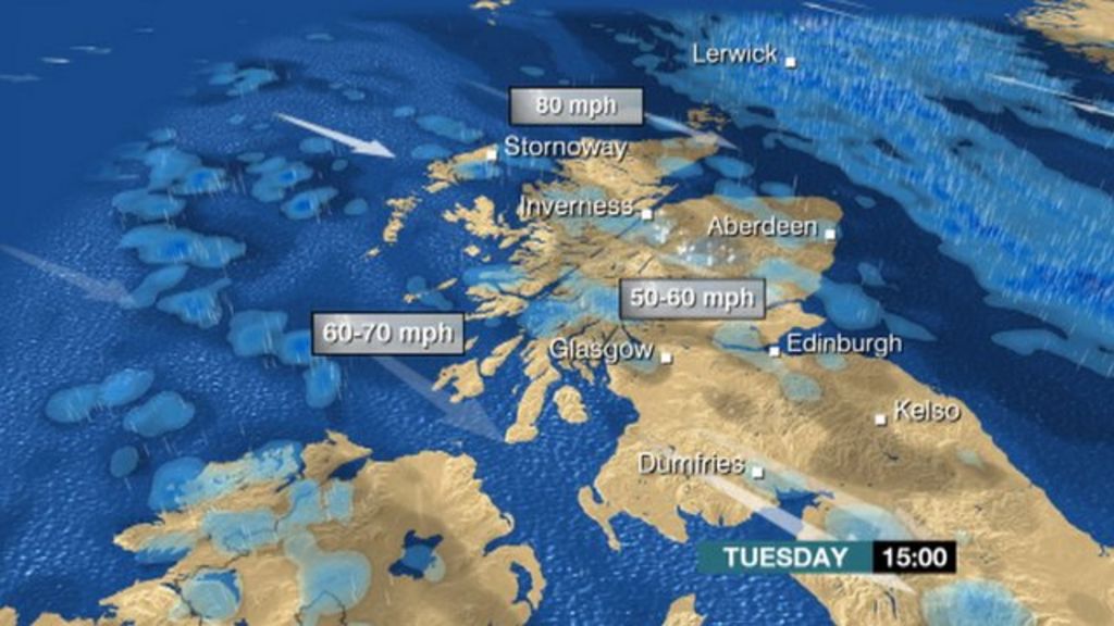 Strong winds warning for Scotland - BBC News