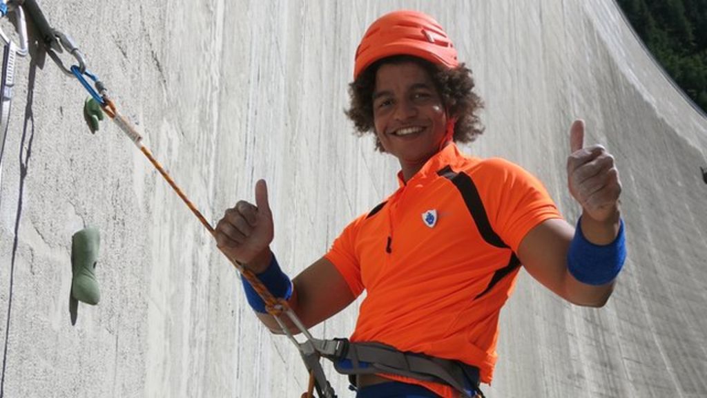 Blue Peter's Radzi Chinyanganya reflects on climbing challenge - BBC Sport