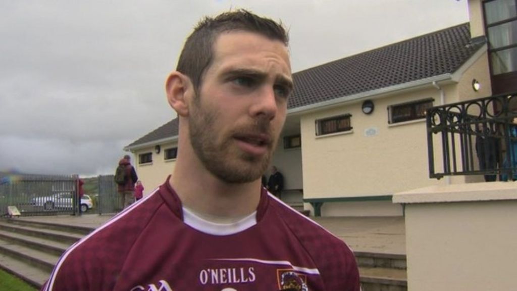 Neil McManus relieved as Dall finally subdue Slaughtneil - BBC Sport