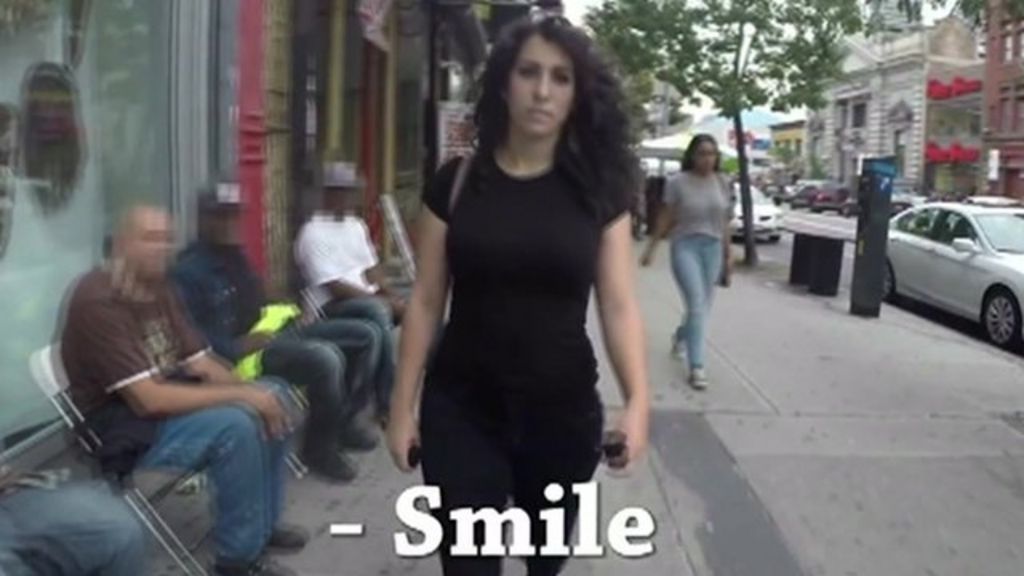 Video exposes street harassment in New York - BBC News