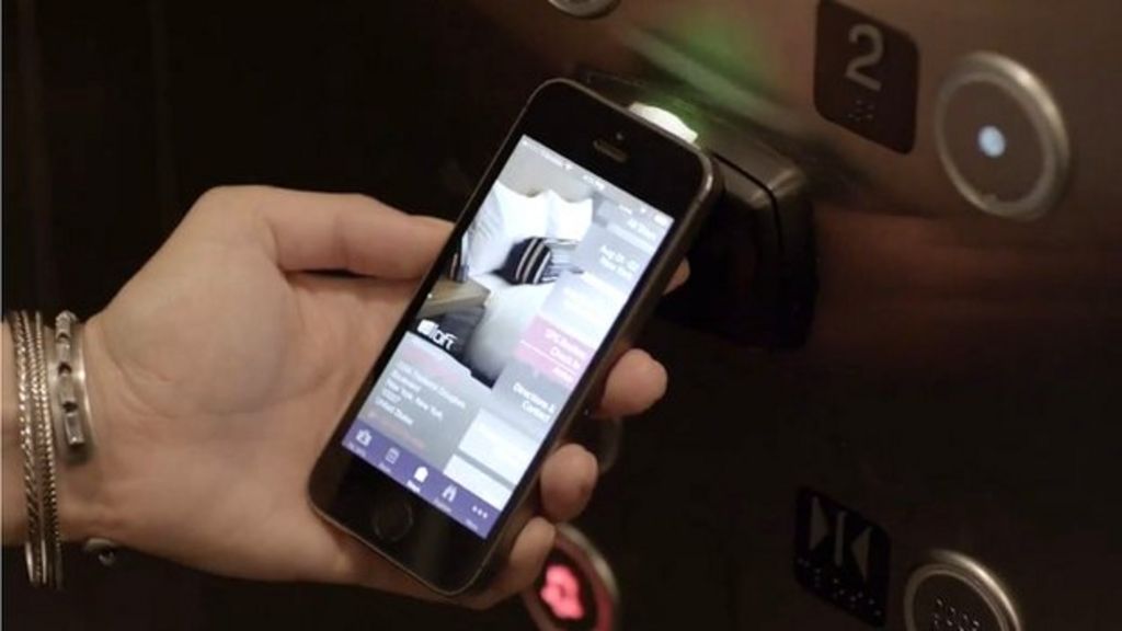 Smartphone app to be used as hotel room keys - BBC News
