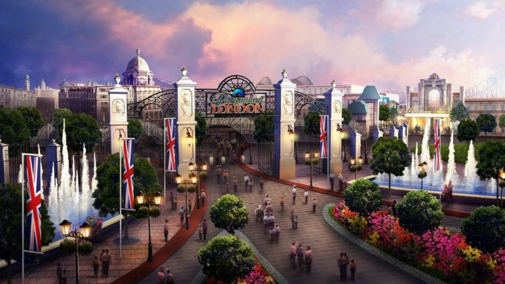 Swanscombe business fears over Paramount theme park site - BBC News