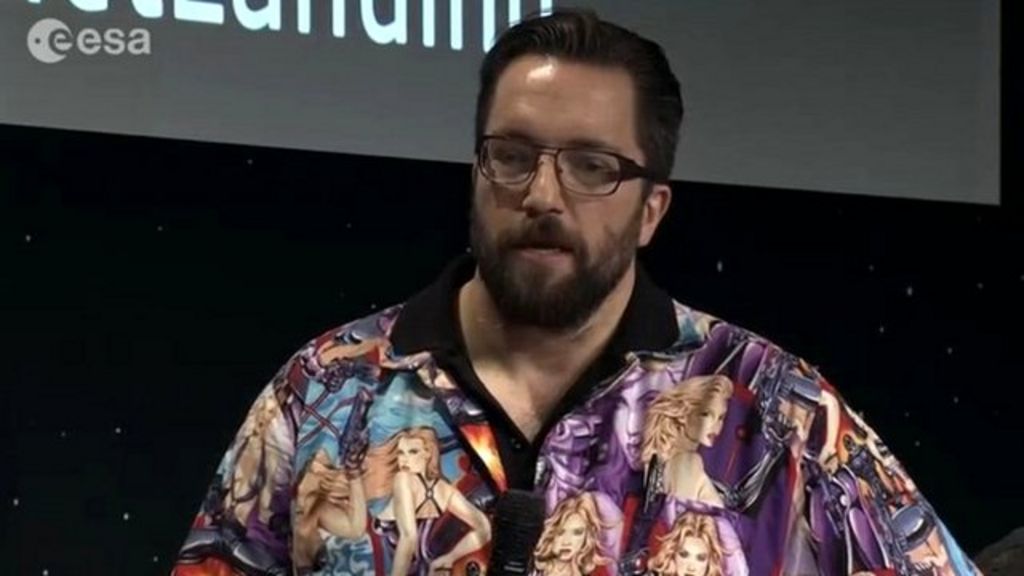 Comet lander scientist Dr Matt Taylor apologises for shirt - BBC News