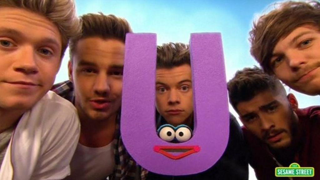 One Direction sing about letter U on Sesame Street - BBC Newsround