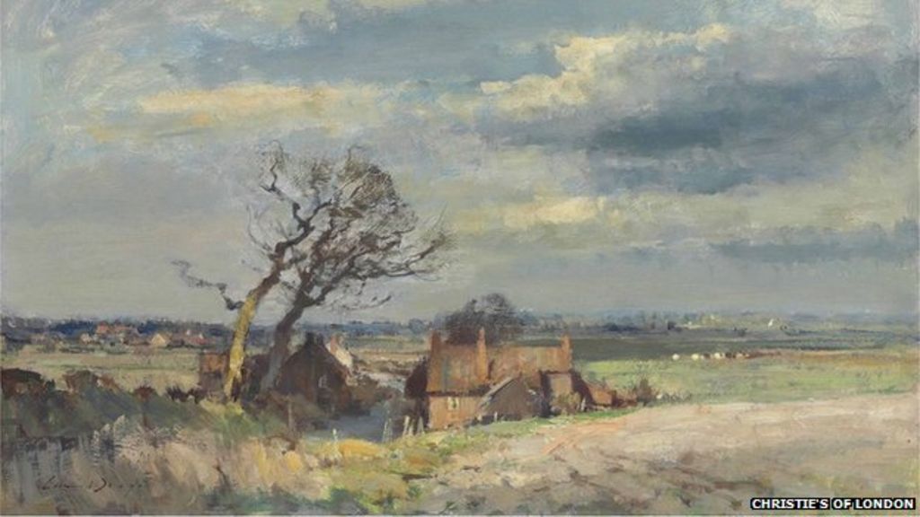 Edward Seago paintings set for Christie's auction - BBC News