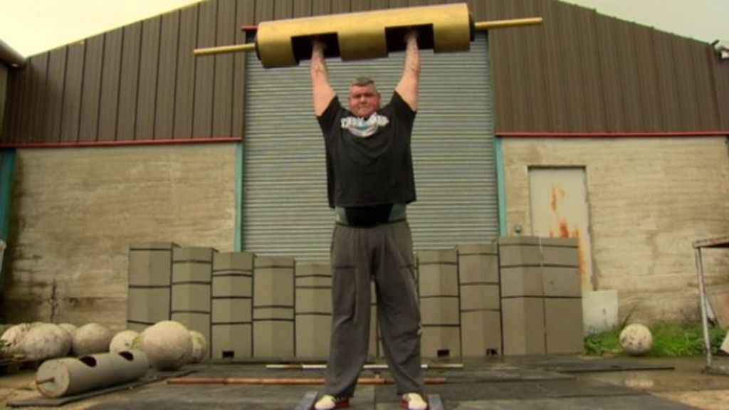 Sean O'Hagan: Living large with Ulster's strongest man - BBC News
