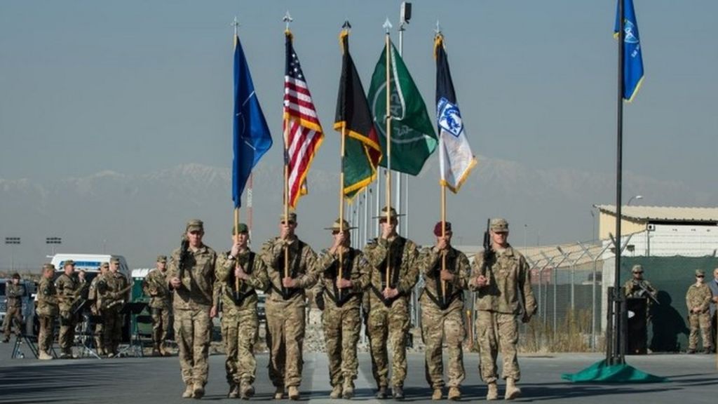 Nato formally ends Afghanistan combat mission - BBC News