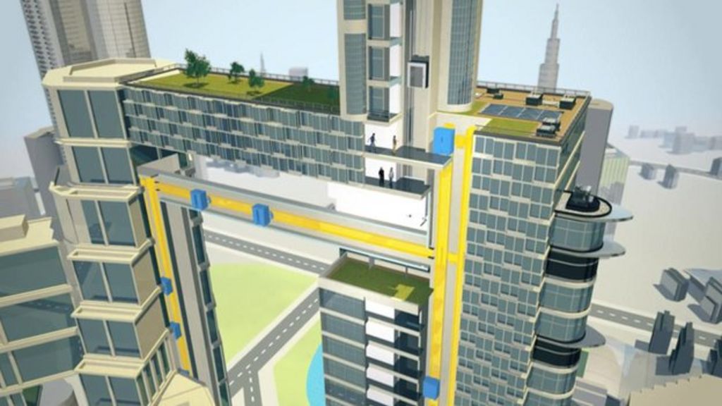 The lift that goes sideways, as well as up and down - BBC Newsround