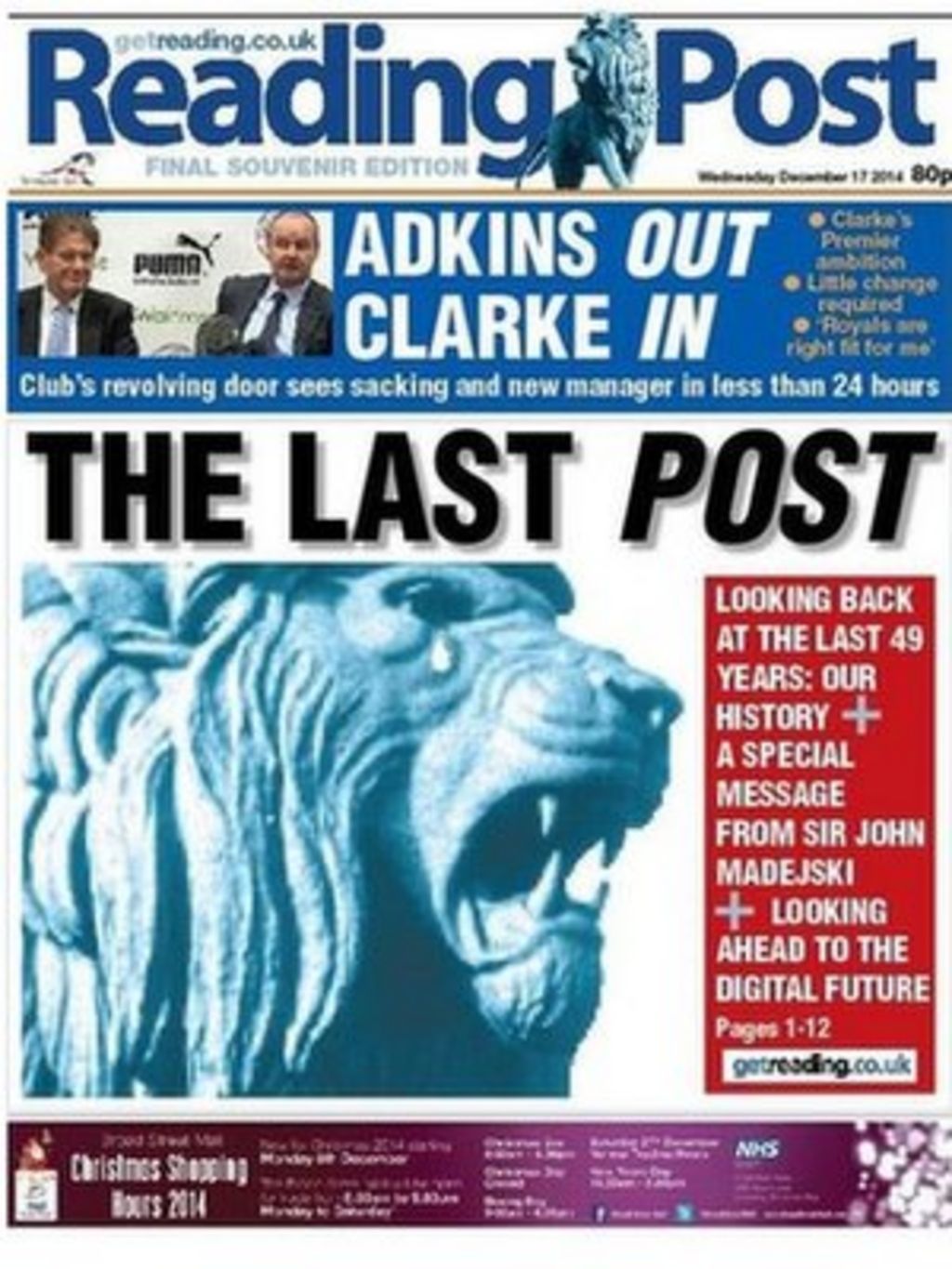 Final editions for seven regional Trinity Mirror newspapers - BBC News