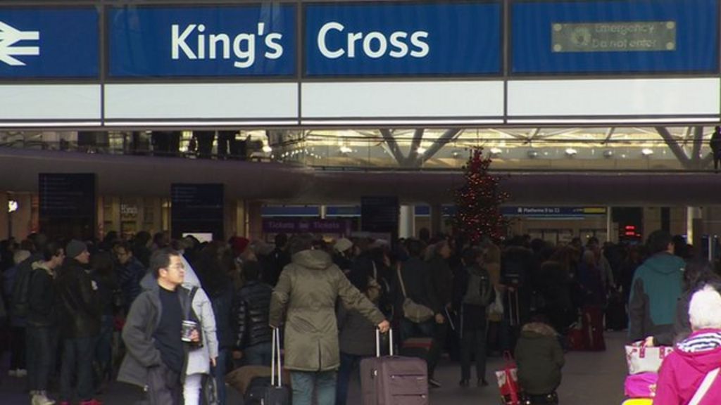 Continued delays after rail disruption - BBC News