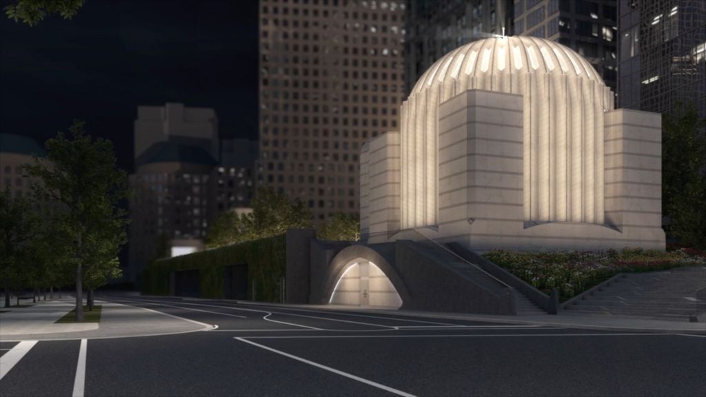 Santiago Calatrava rebuilds St Nicholas Church on Ground Zero - BBC News