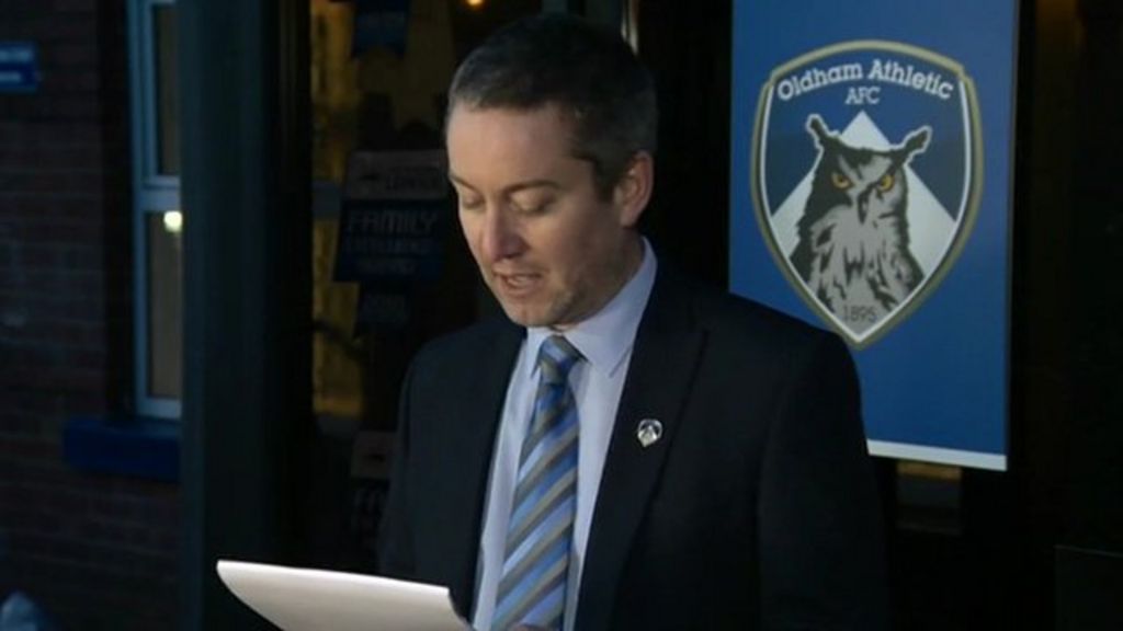 Oldham FC statement on Ched Evans - BBC News