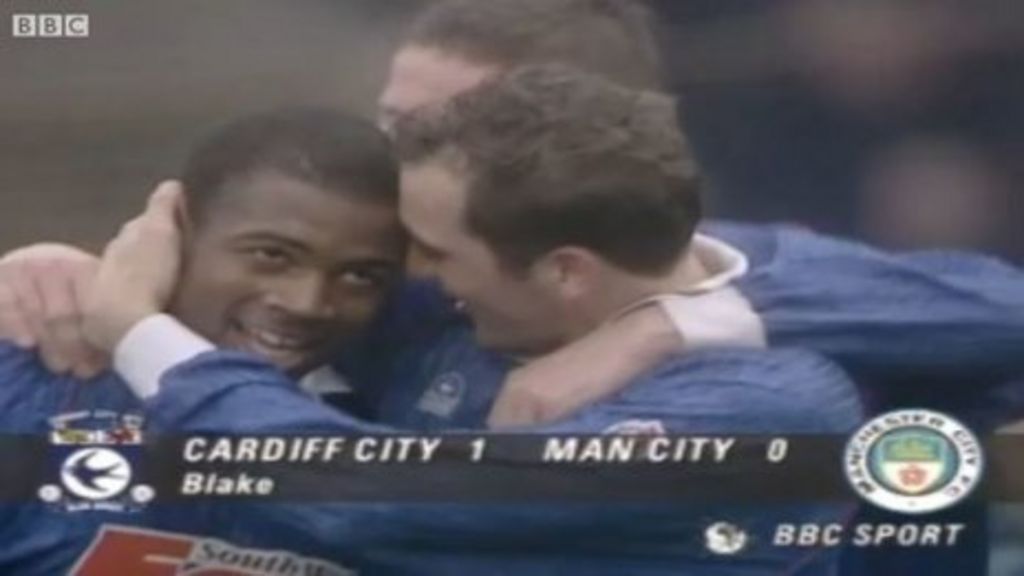 Cardiff City: Nathan Blake strike sees off Man City in FA Cup - BBC Sport