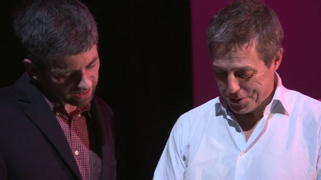 Actor Hugh Grant takes on friend's play - BBC News